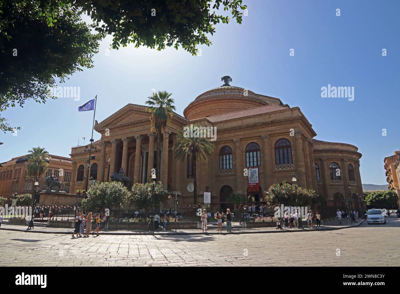Teatro Massimo, opera house, Palermo, Sicily Stock Photo - Alamy