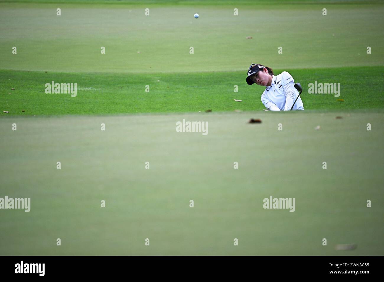 Singapore. 1st Mar, 2024. Nishimura Yuna of Japan competes during the ...