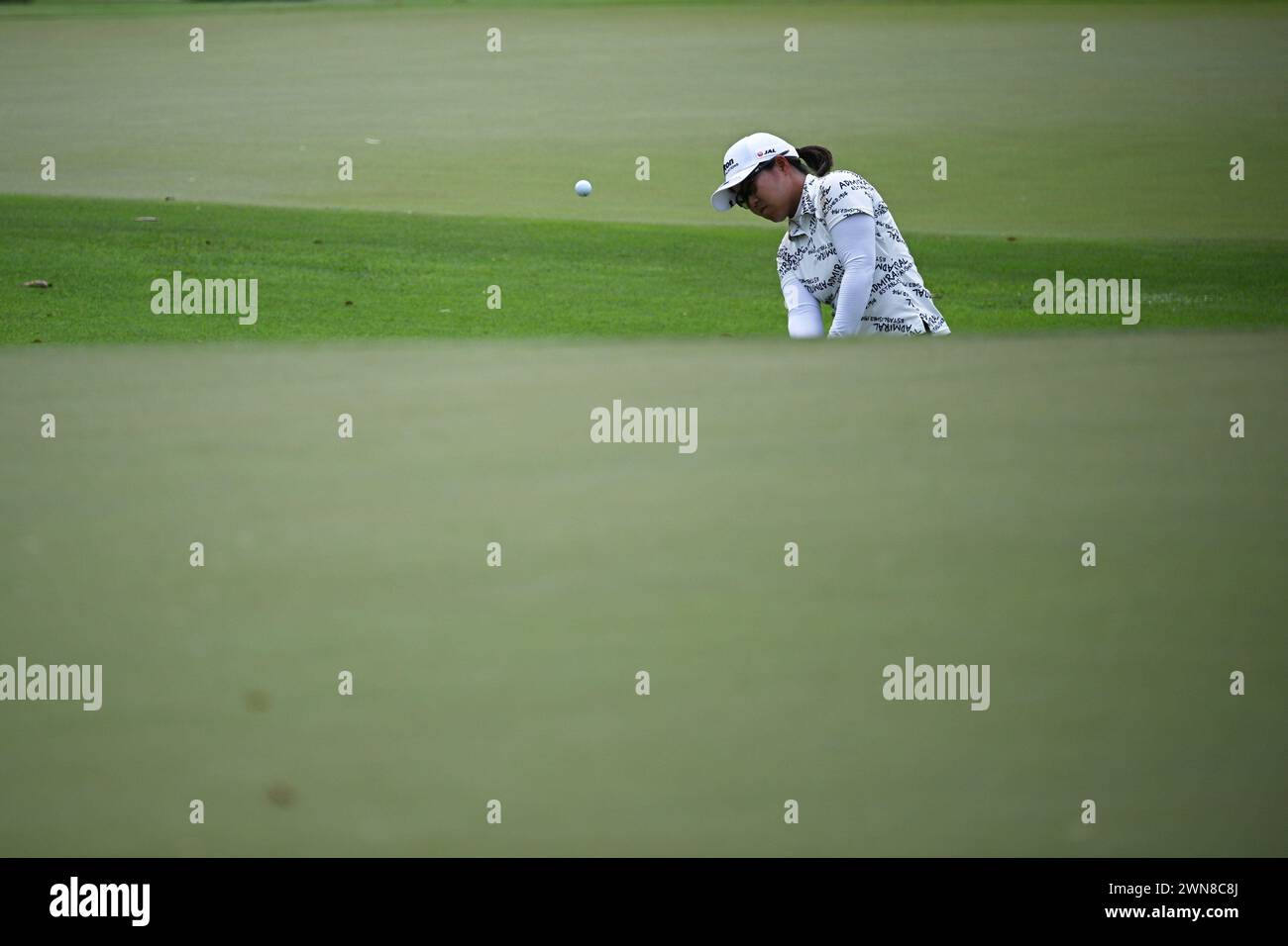 Singapore. 1st Mar, 2024. Hataoka Nasa of Japan competes during the ...