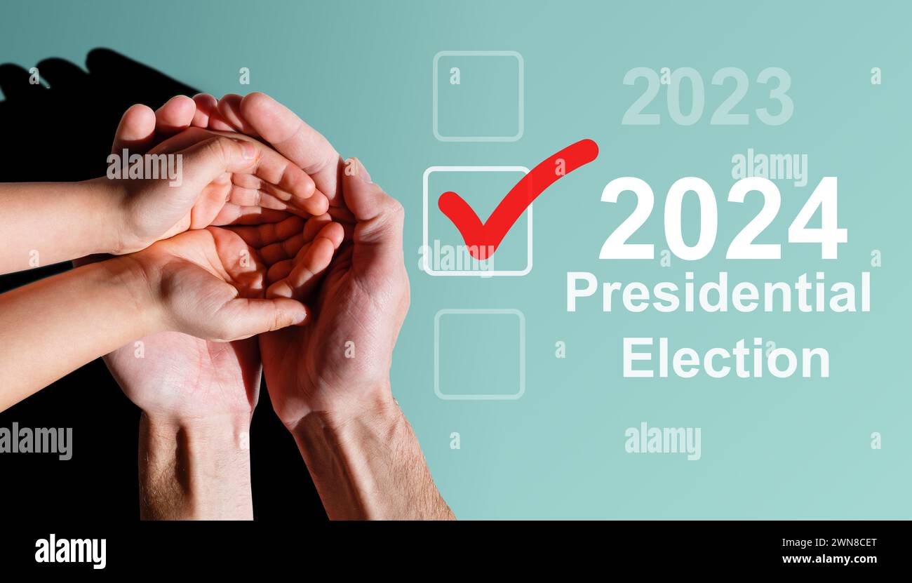 hand holding blue vote word Stock Photo - Alamy