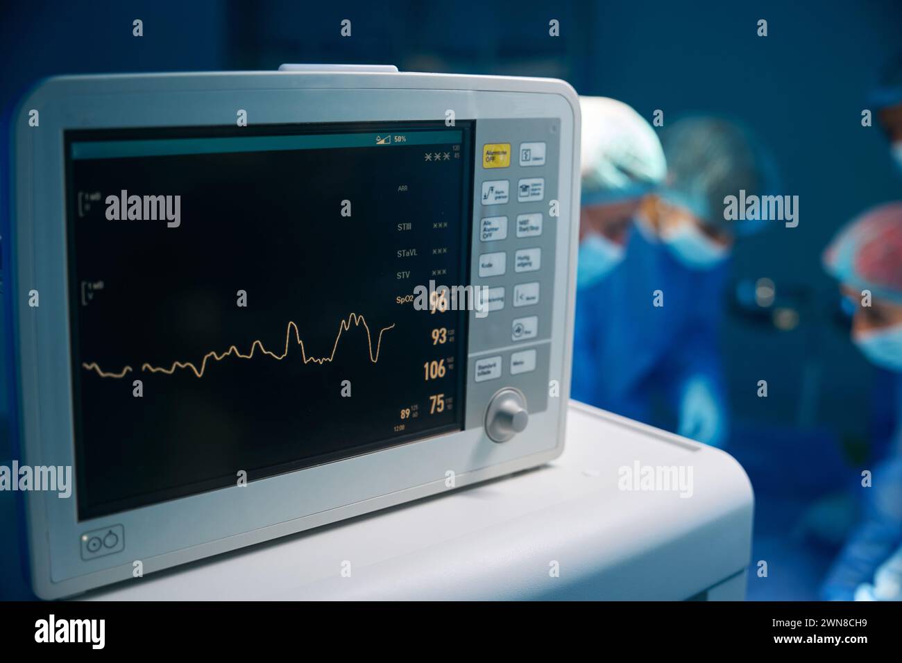 Ecg monitor in operation room hi-res stock photography and images - Alamy