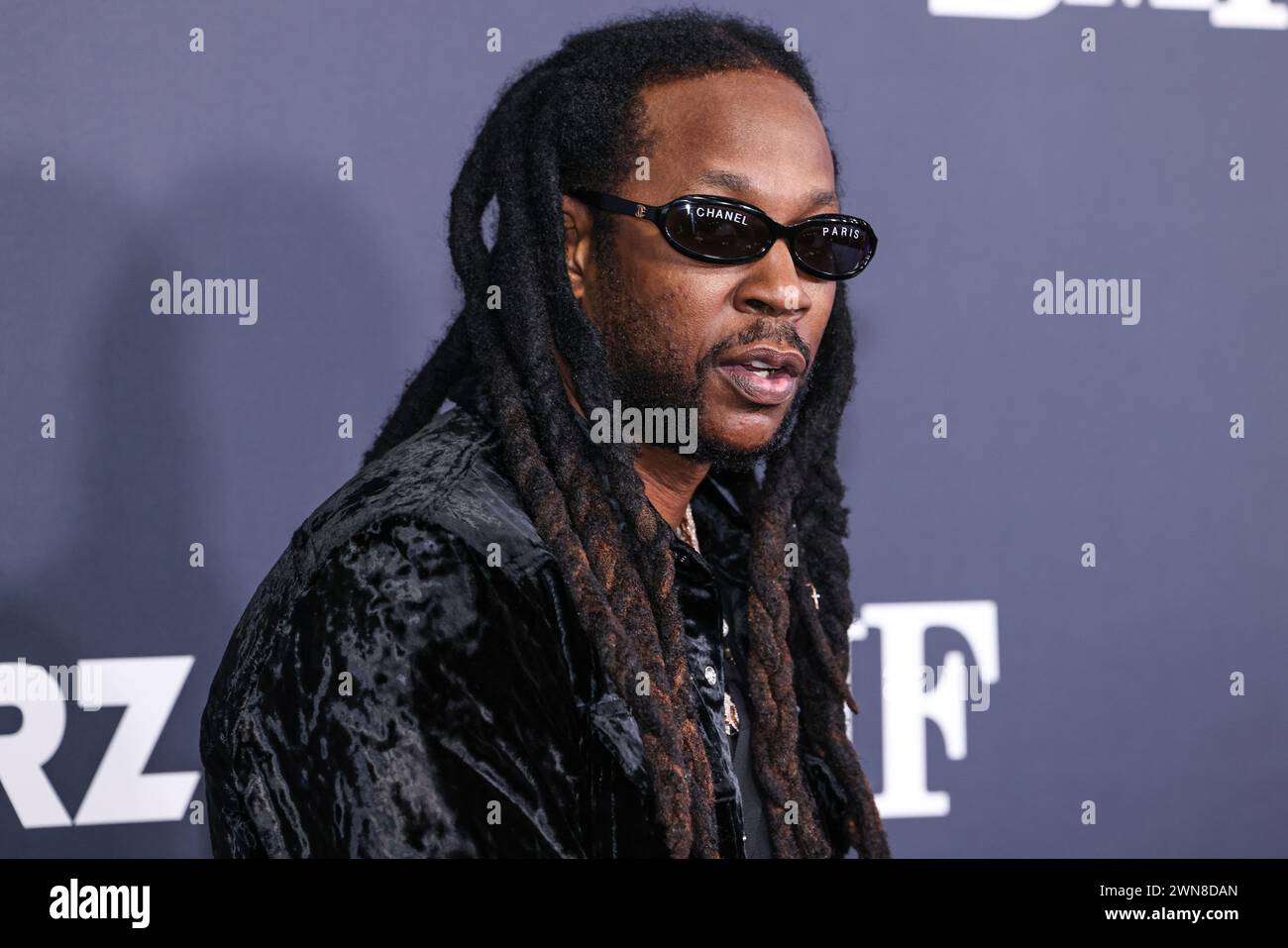 HOLLYWOOD, LOS ANGELES, CALIFORNIA, USA - FEBRUARY 29: 2 Chainz arrives ...