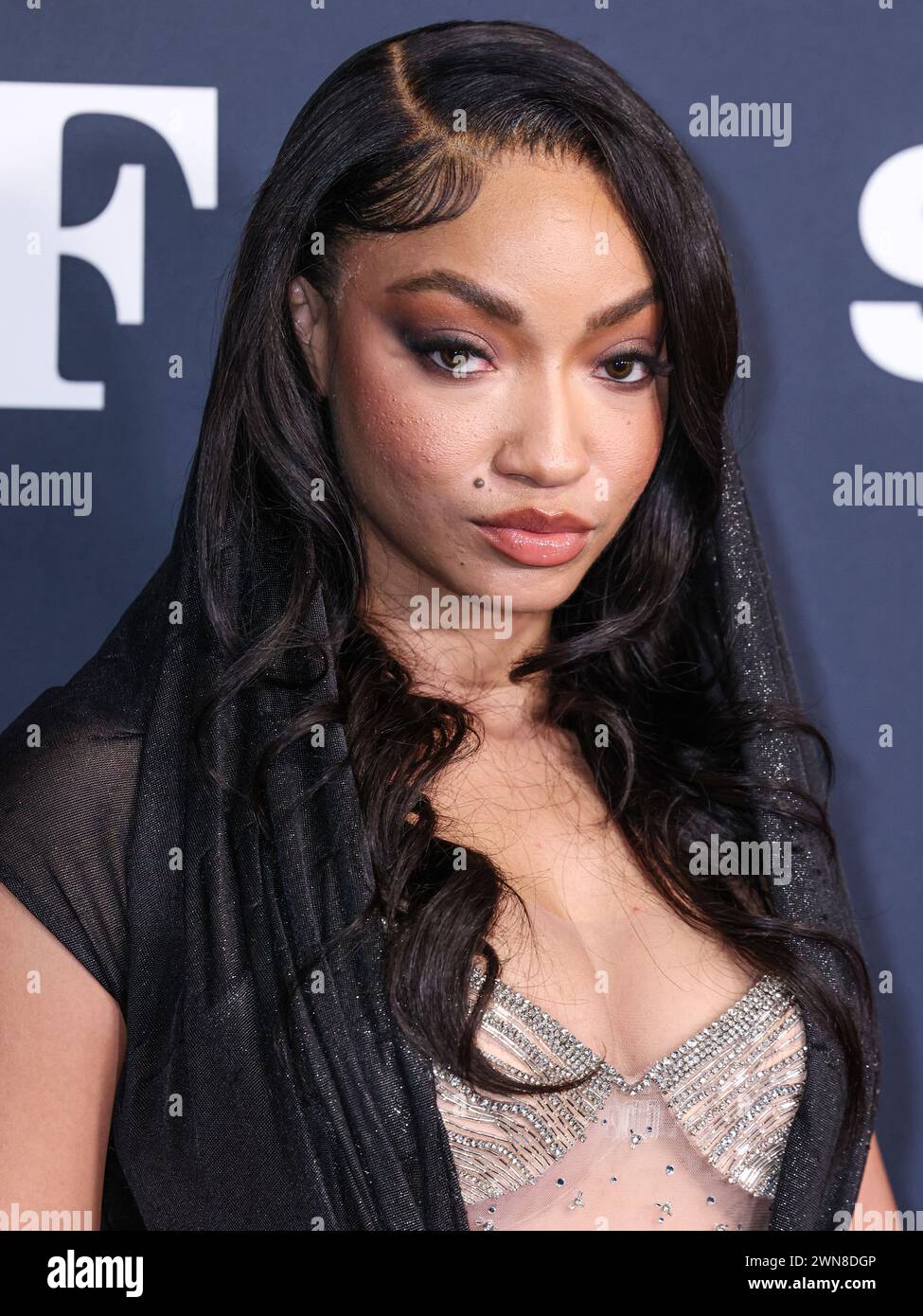 HOLLYWOOD, LOS ANGELES, CALIFORNIA, USA - FEBRUARY 29: Kadianne Whyte arrives at the Los Angeles ...