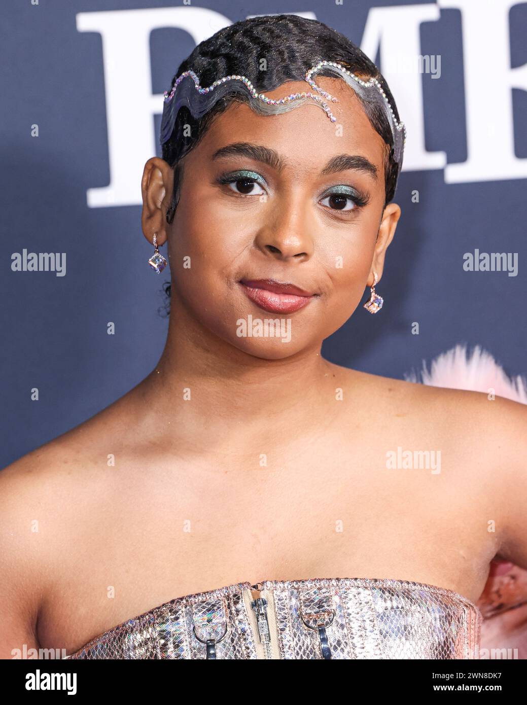 HOLLYWOOD, LOS ANGELES, CALIFORNIA, USA - FEBRUARY 29: Laila arrives at the Los Angeles Premiere ...