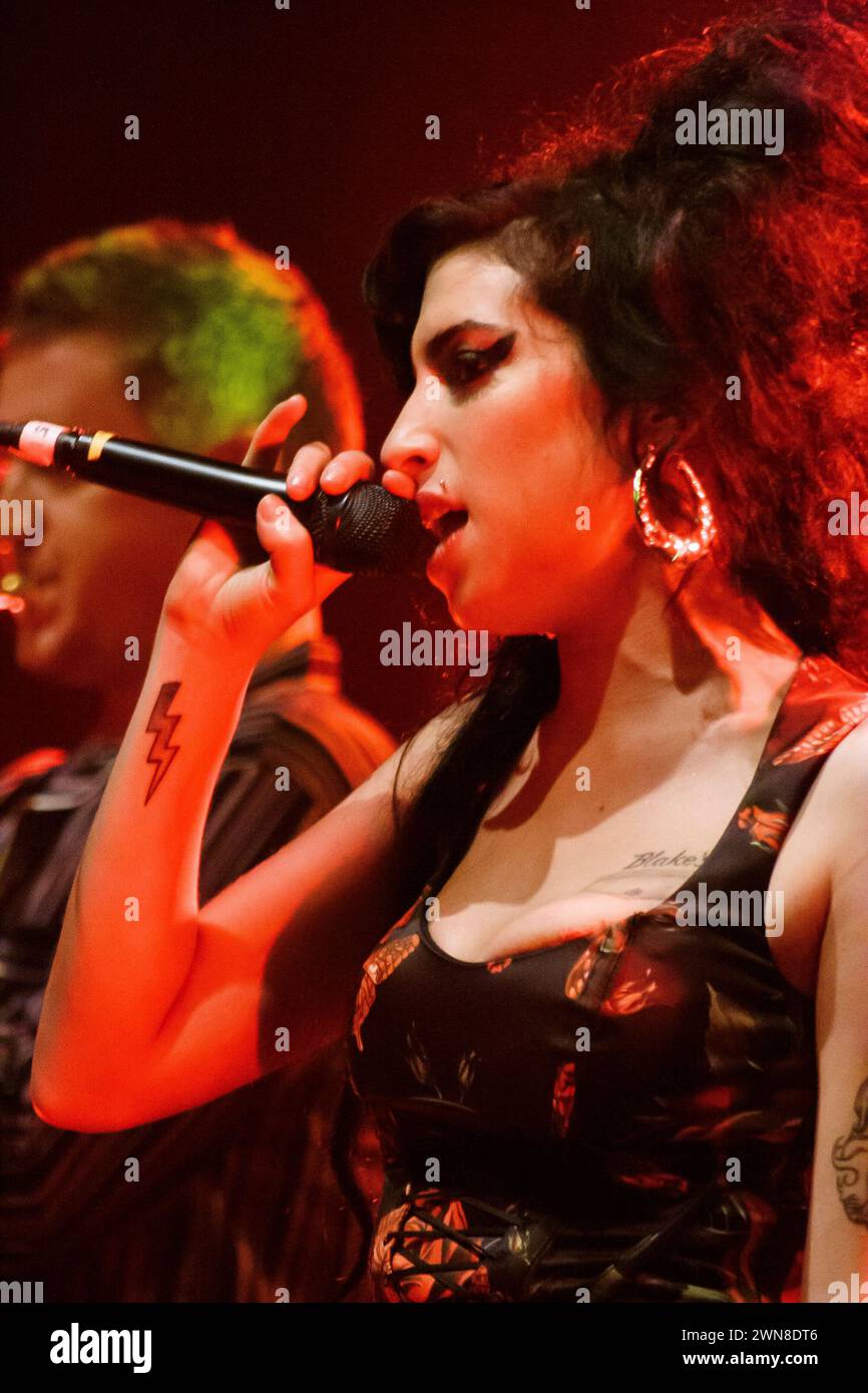 Amy Winehouse live in concert at Koko in Camden Town, London performing ...