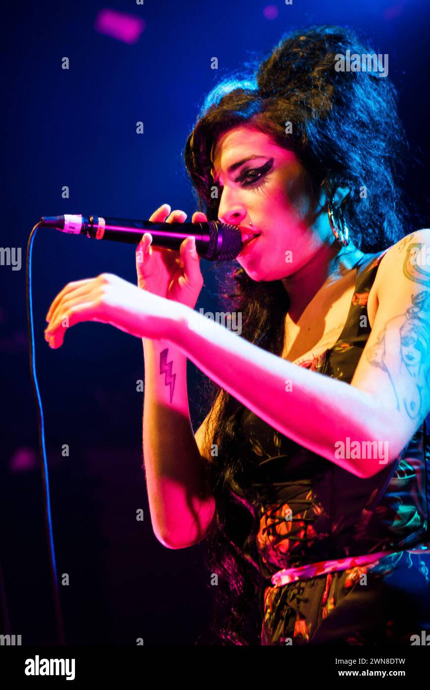 Amy Winehouse live in concert at Koko in Camden Town, London performing ...