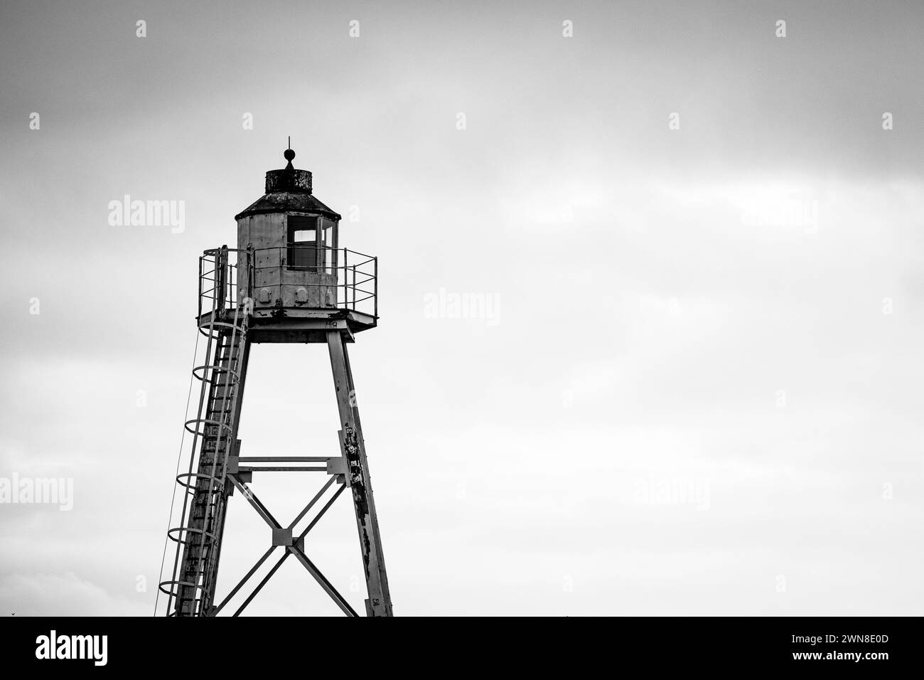 East Cote lighthouse, Silloth, Cumbria, England UK Stock Photo - Alamy