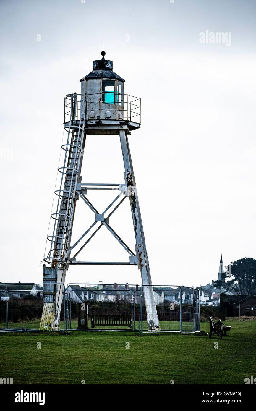 East Cote lighthouse, Silloth, Cumbria, England UK Stock Photo - Alamy