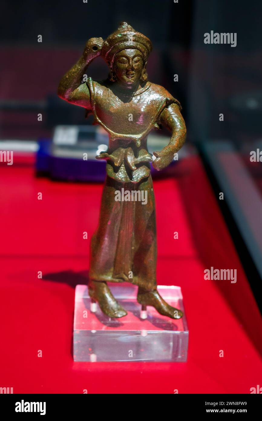 Statuette of Athena Promachos from Athens, the Acropolis - Bronze ...