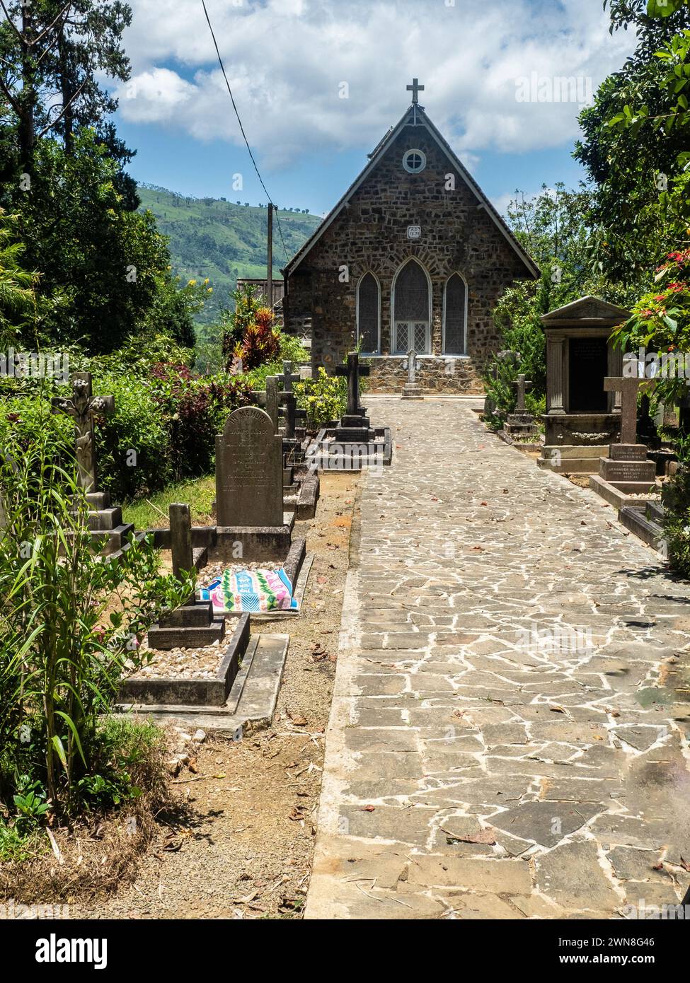 Christ Church Warleigh in Dickoya - Sri Lanka Stock Photo - Alamy