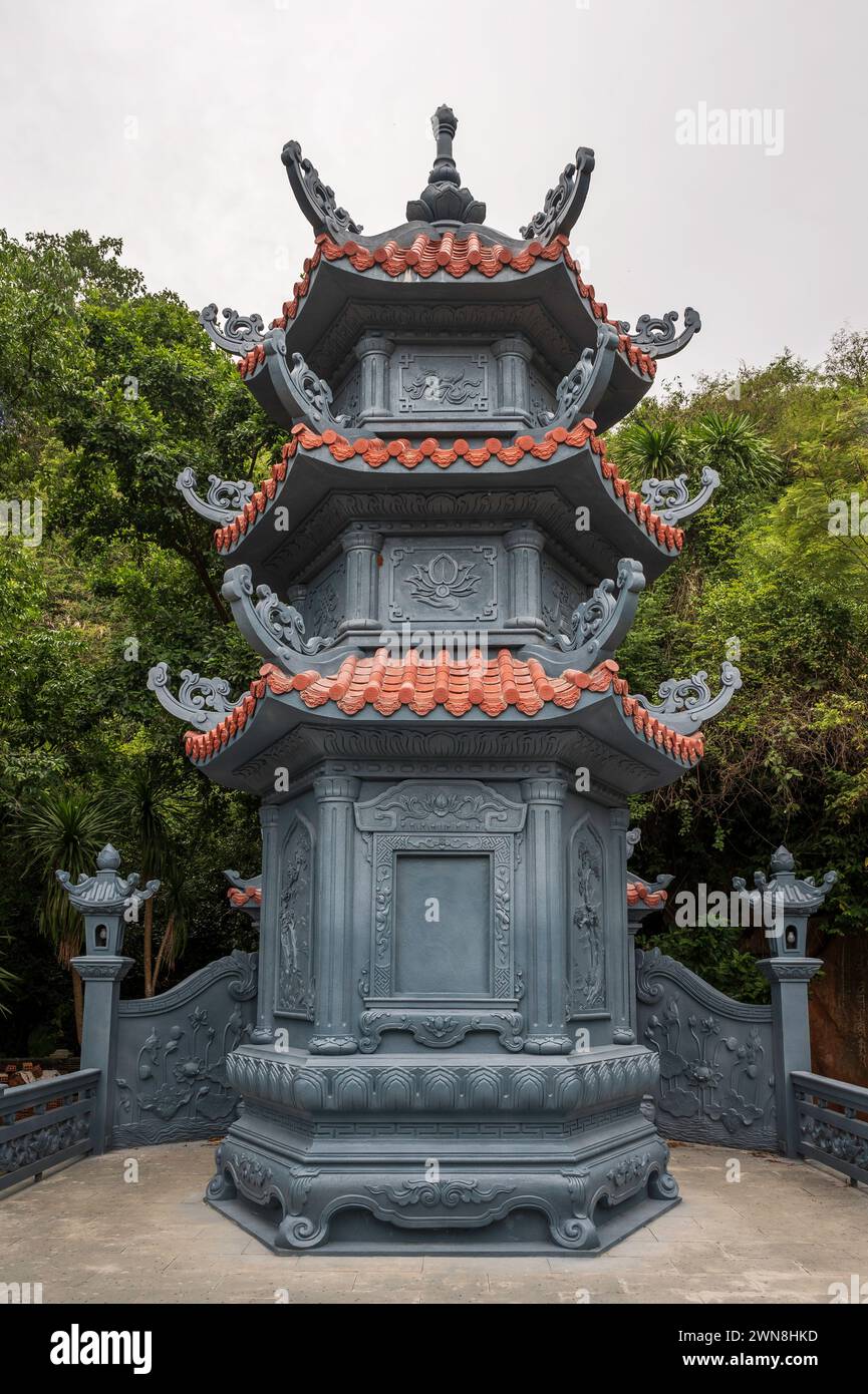 Pagoda on the marble mountains in Danang, Vietnam Stock Photo - Alamy