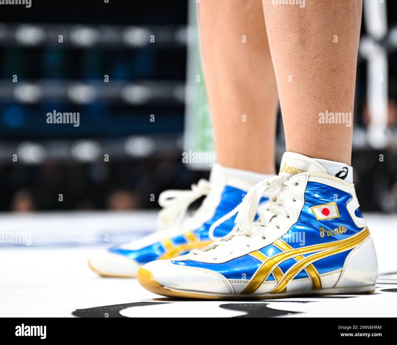 Tokyo, Japan. 24th Feb, 2024. The detail shot of the shoe of Junto ...