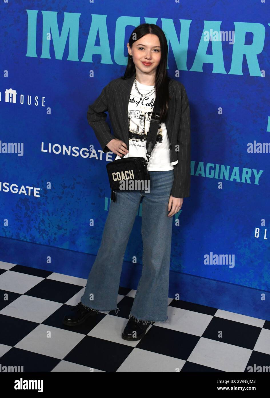 Los Angeles, California, USA 29th February 2024 Actress Violet McGraw ...