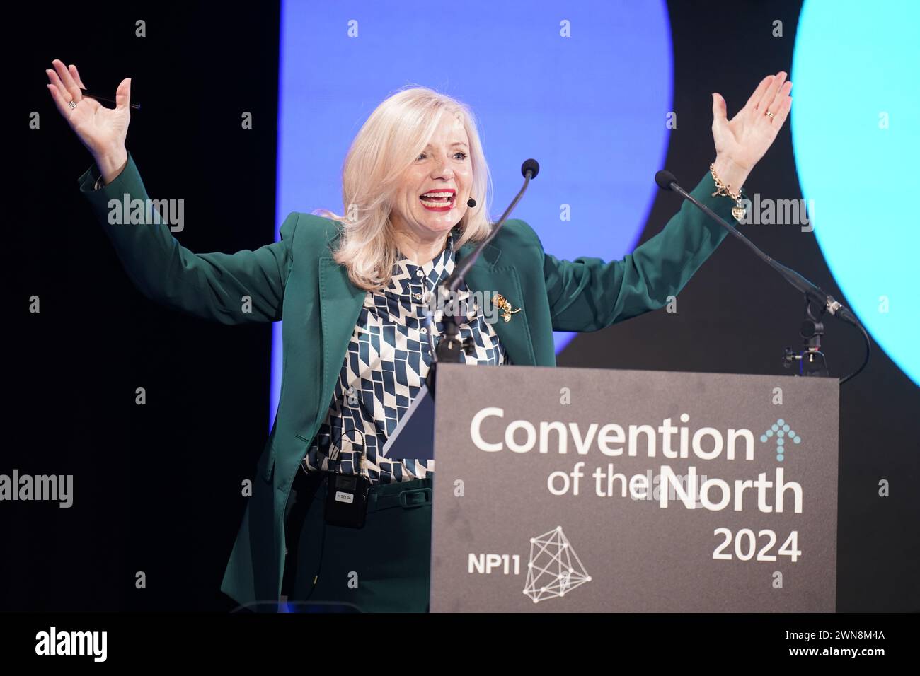 Mayor of West Yorkshire Tracy Brabin speaking at the Convention of the ...