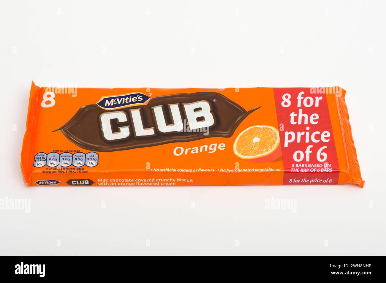 McVities Club orange multi pack Stock Photo - Alamy