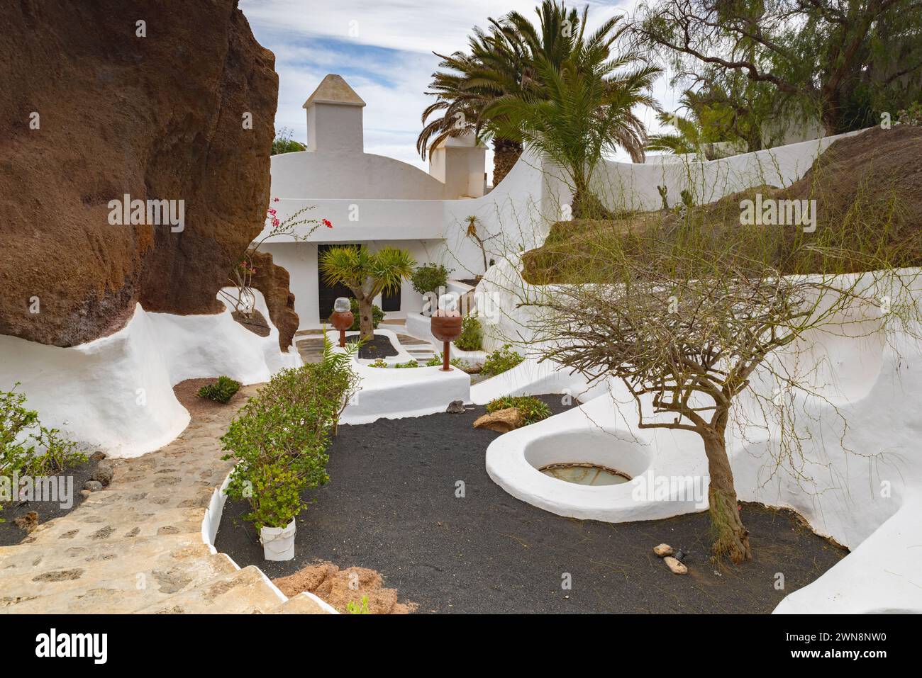 Inside the LagOmar. It is a house built into an old quarry,Nazar Stock ...