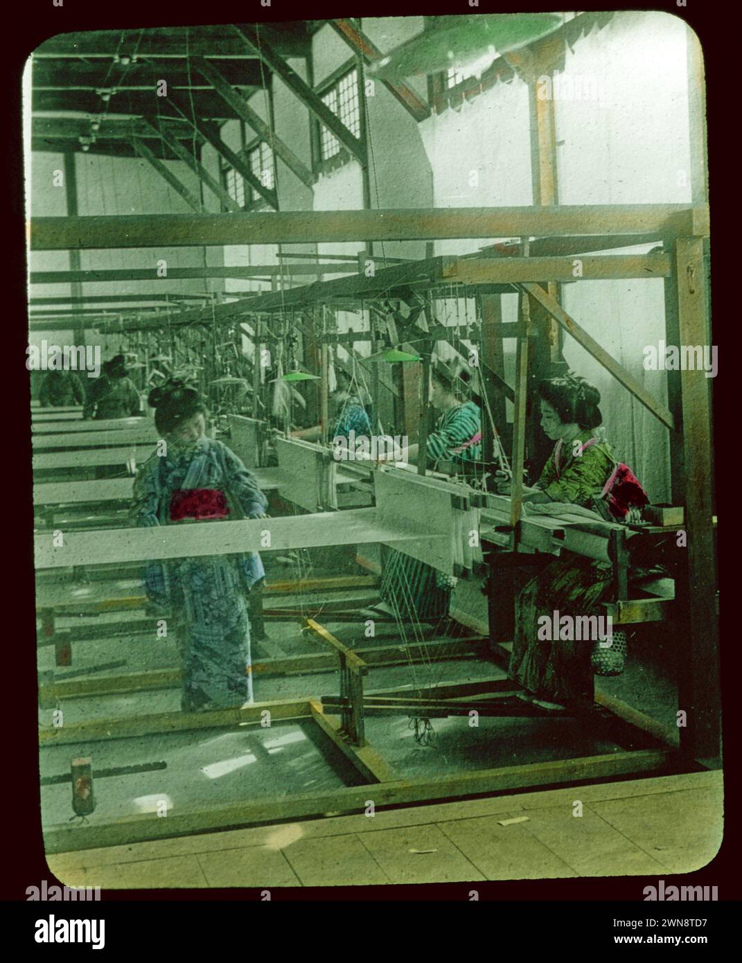 From Hebert Geddes "Life in Japan" Collection: Vintage Hand Coloured ...