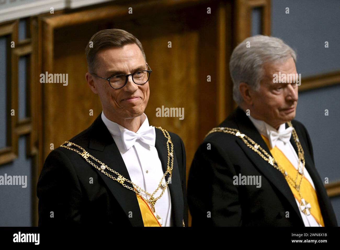 Helsinki, Finland. 01st Mar, 2024. The new President of the Republic of ...