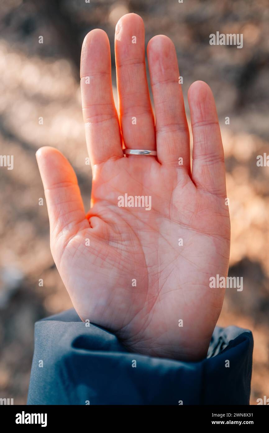 Prague womans hand hi-res stock photography and images - Alamy