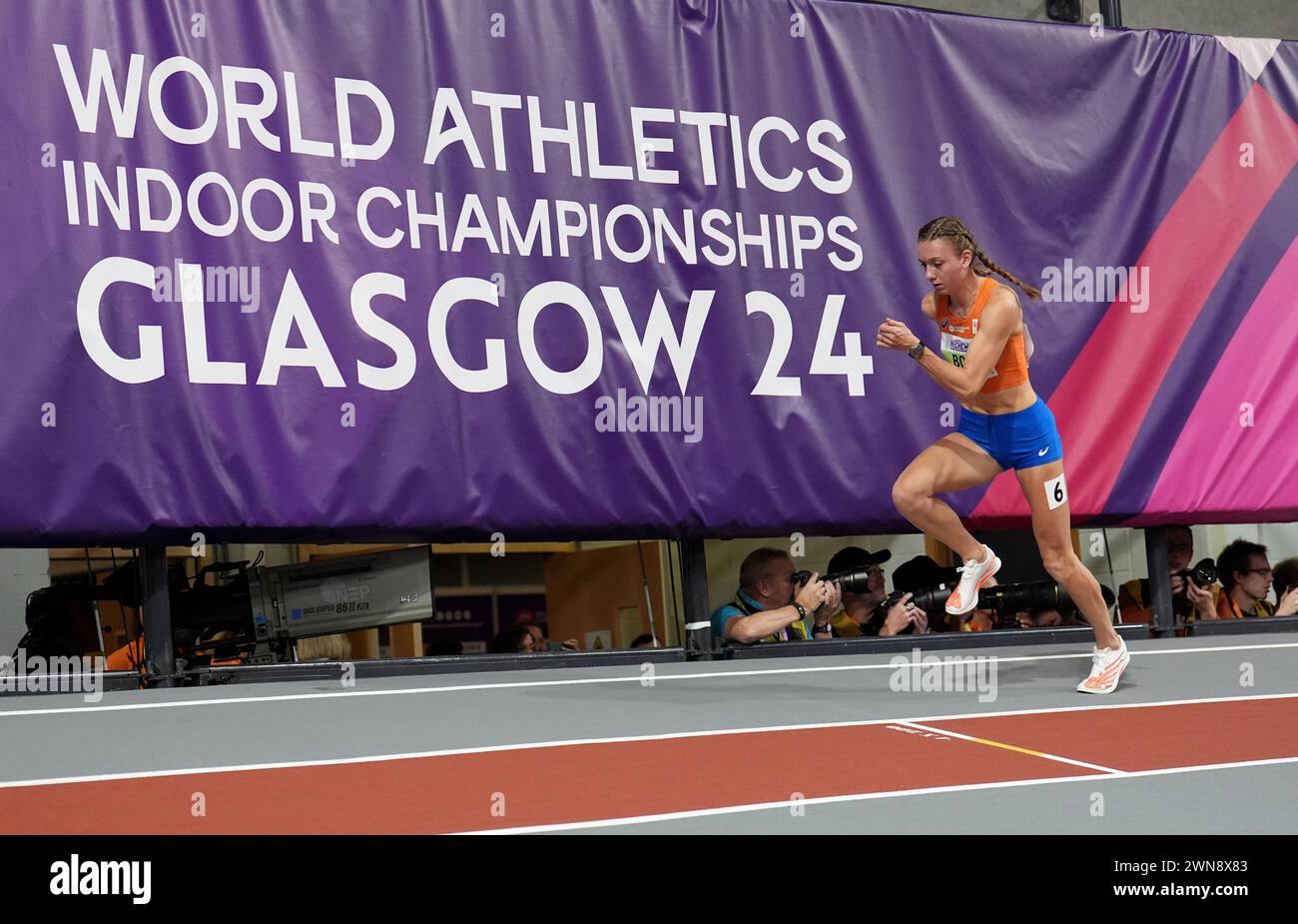 Netherlands' Femke Bol in action during the Women's 400m Heats during day one of the World ...