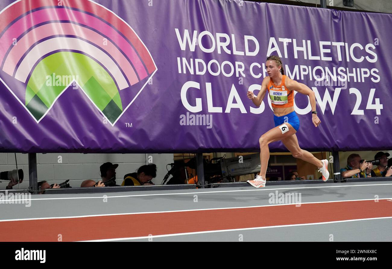 Netherlands' Femke Bol in action during the Women's 400m Heats during day one of the World ...