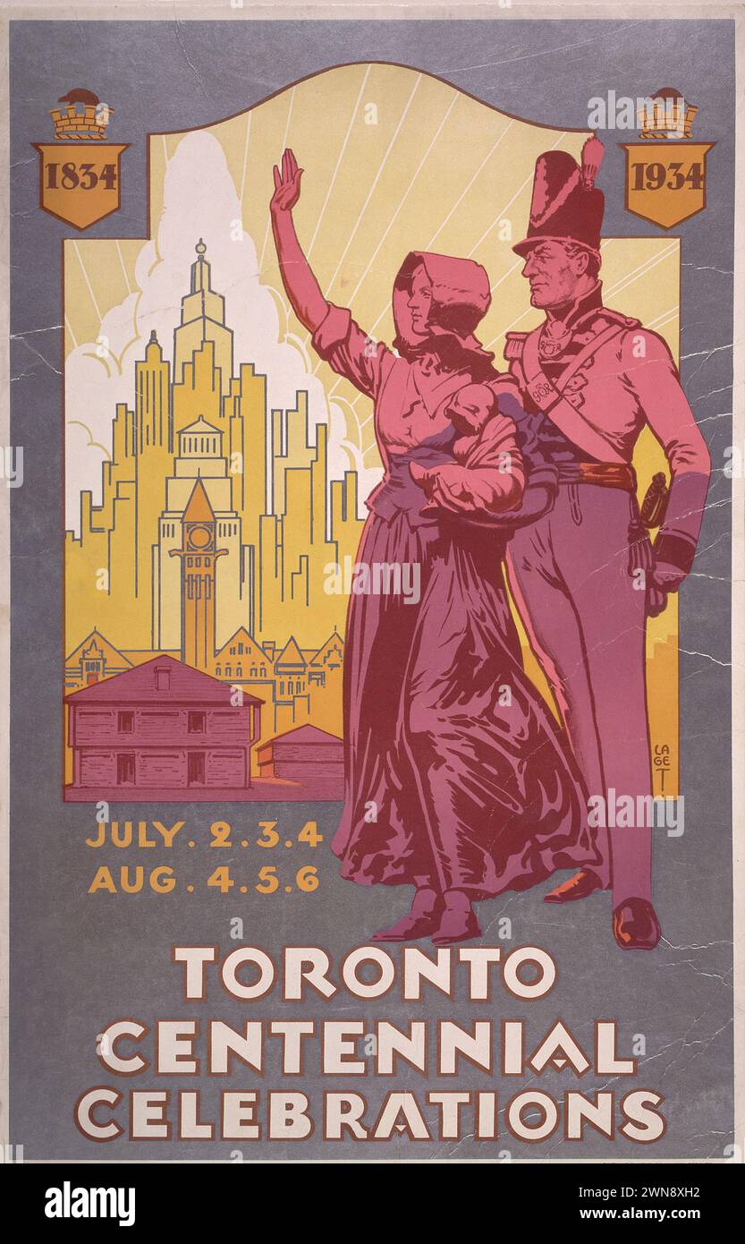 Toronto centennial celebrations hi-res stock photography and images - Alamy