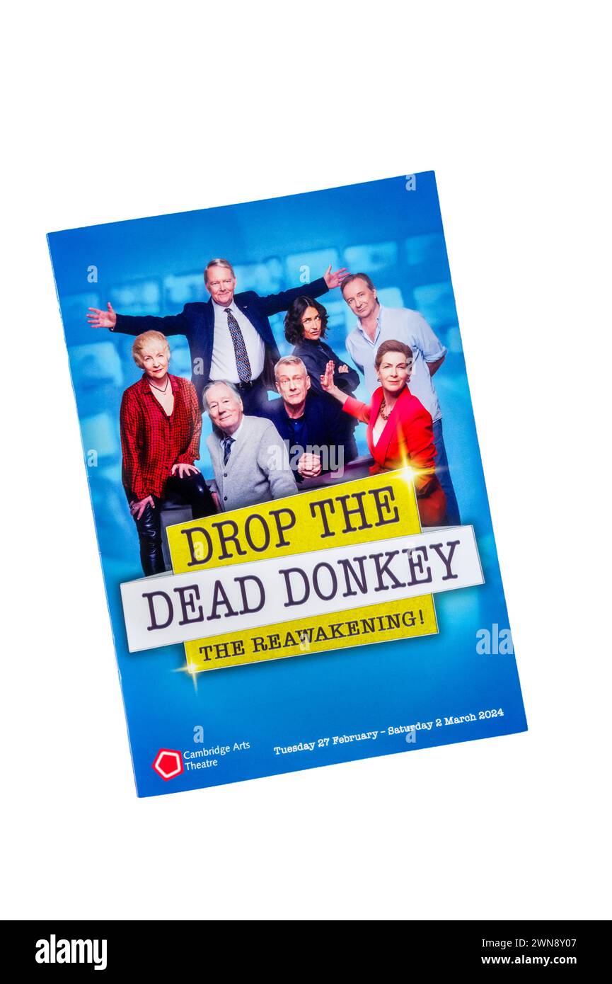 Programme for the 2024 production of Drop The Dead Donkey The ...
