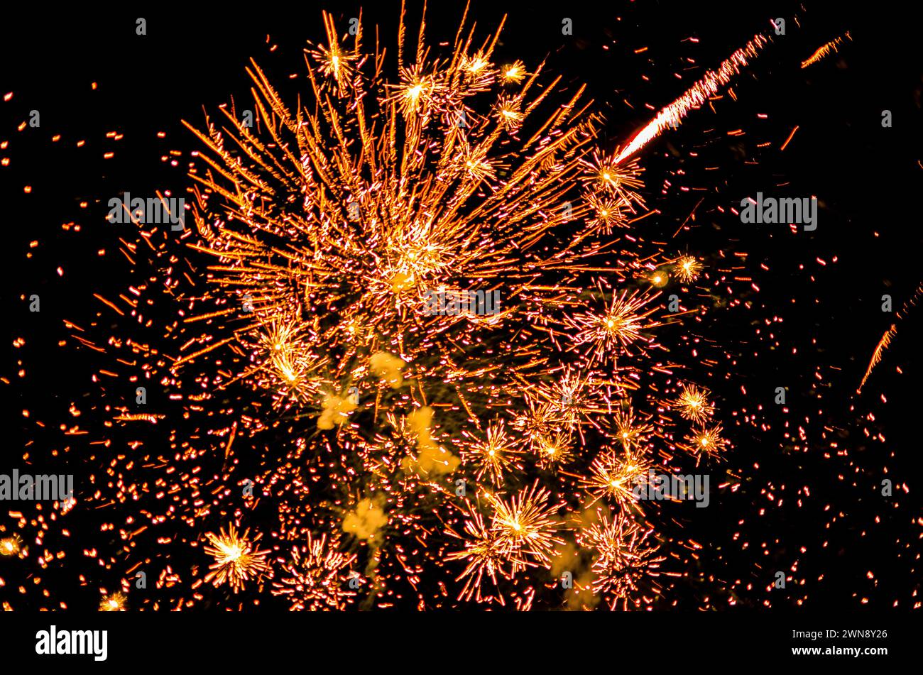 Show large colorful fireworks in hi-res stock photography and images ...