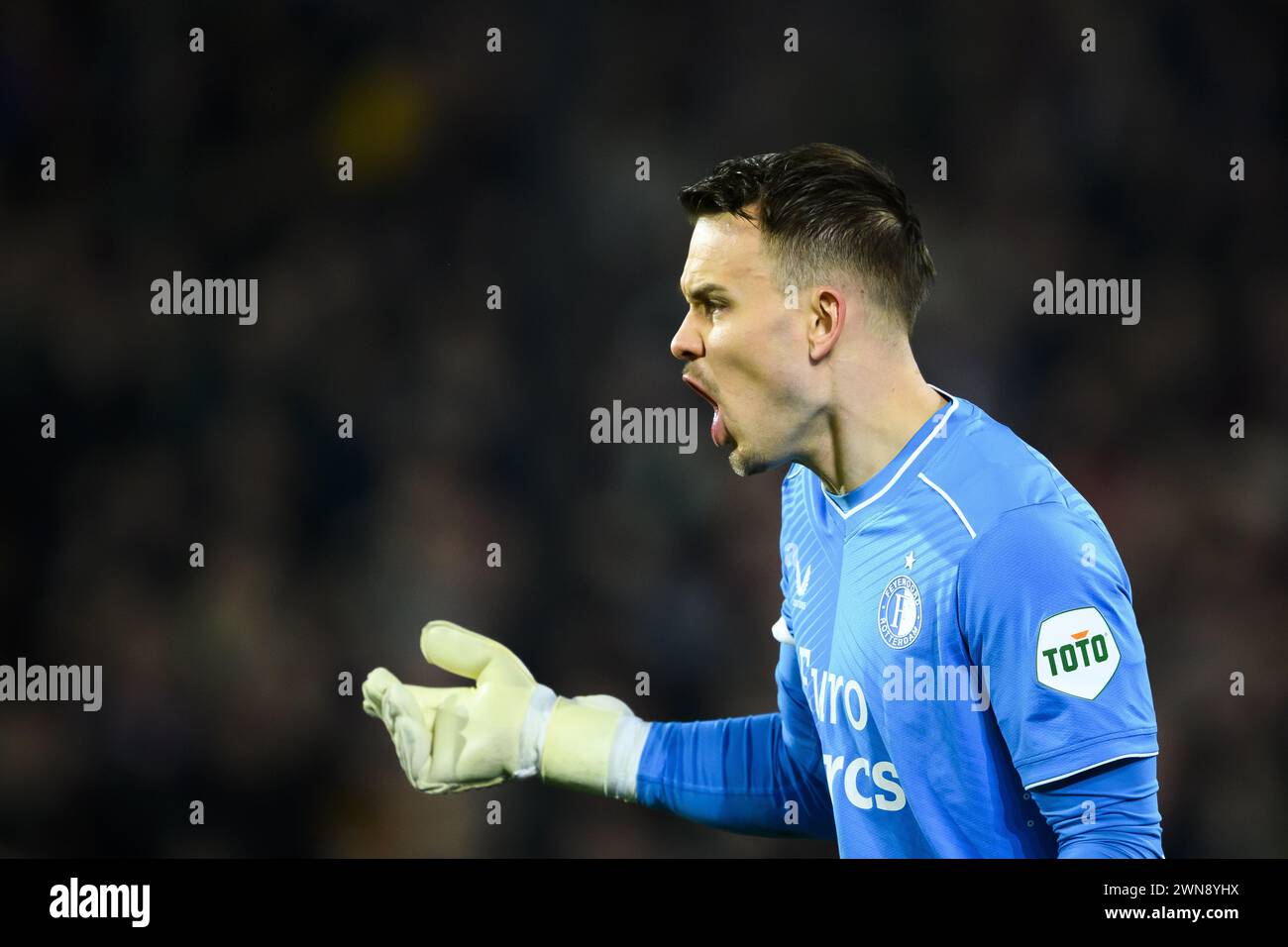 ROTTERDAM - Feyenoord goalkeeper Timon Wellenreuther during the Toto ...