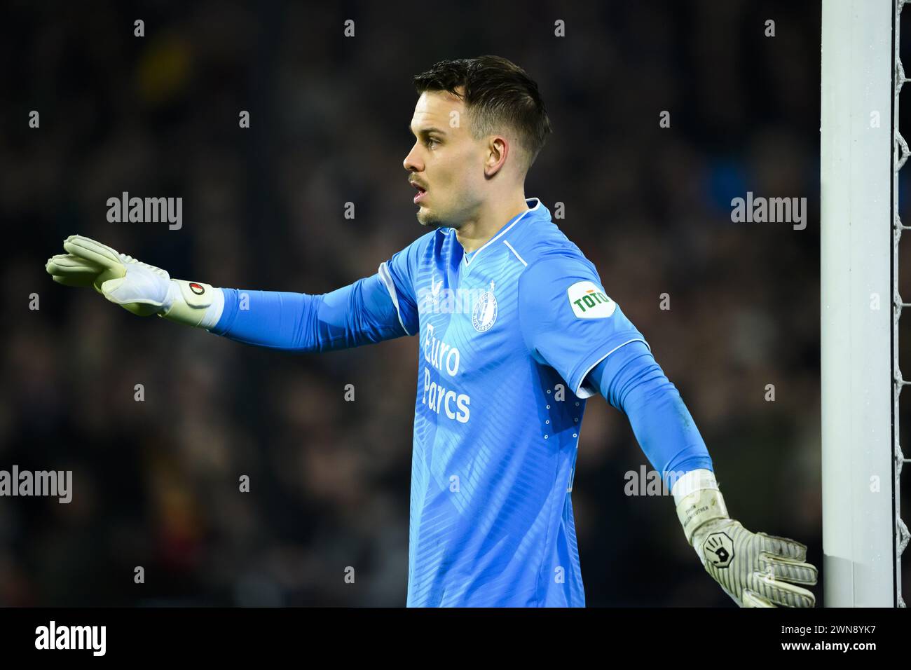 ROTTERDAM - Feyenoord goalkeeper Timon Wellenreuther during the Toto ...