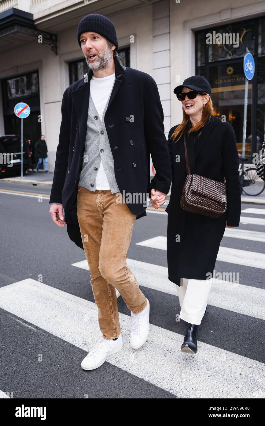 Milan, Italy. 24th Feb, 2024. Julianne Moore is attending the Milan ...