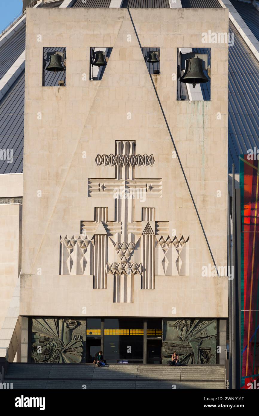 UK, Liverpool, the Catholic Metropolitan Cathedral of Christ the King ...