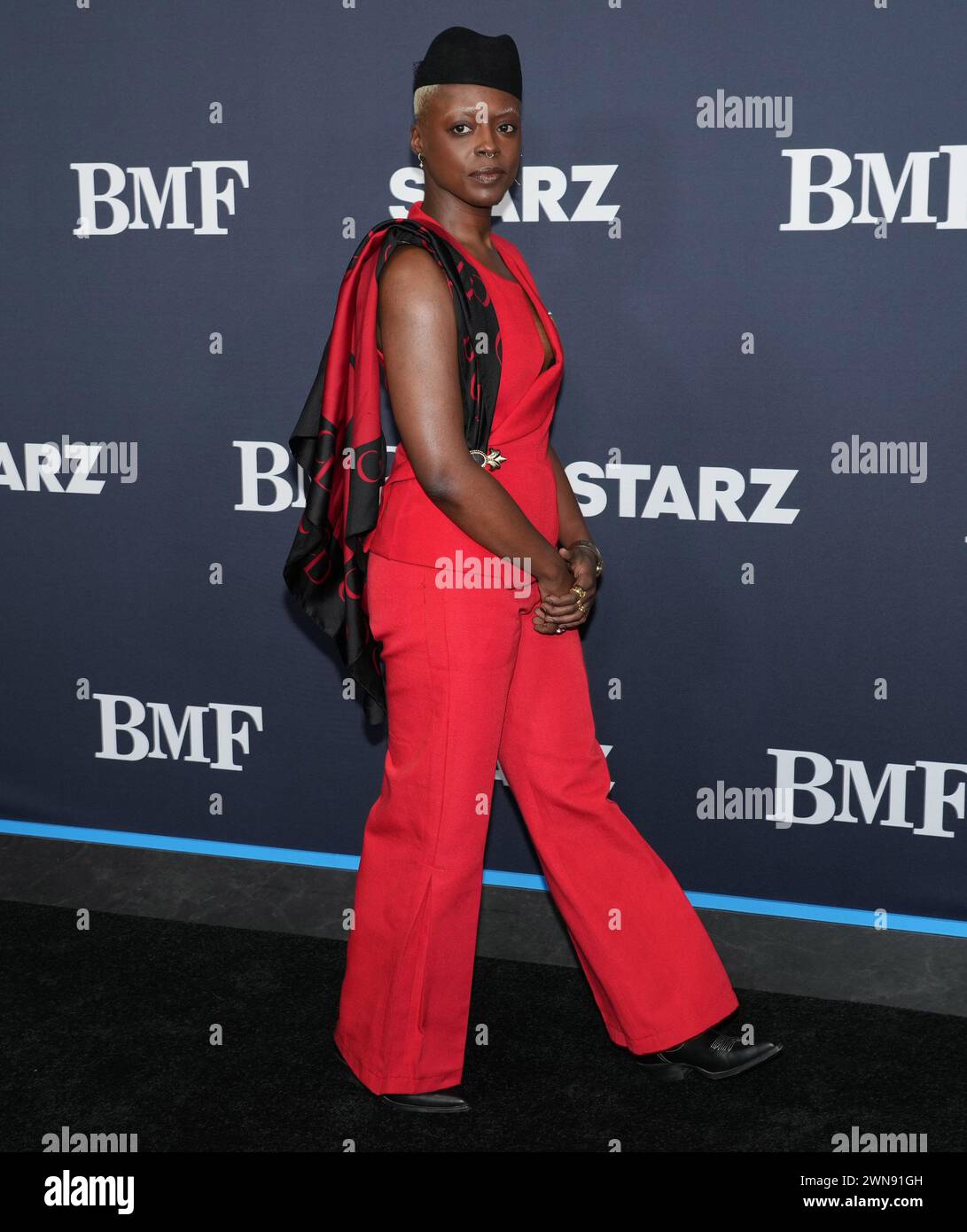 Los Angeles, USA. 29th Feb, 2024. Ren King arrives at the Starz Series ...