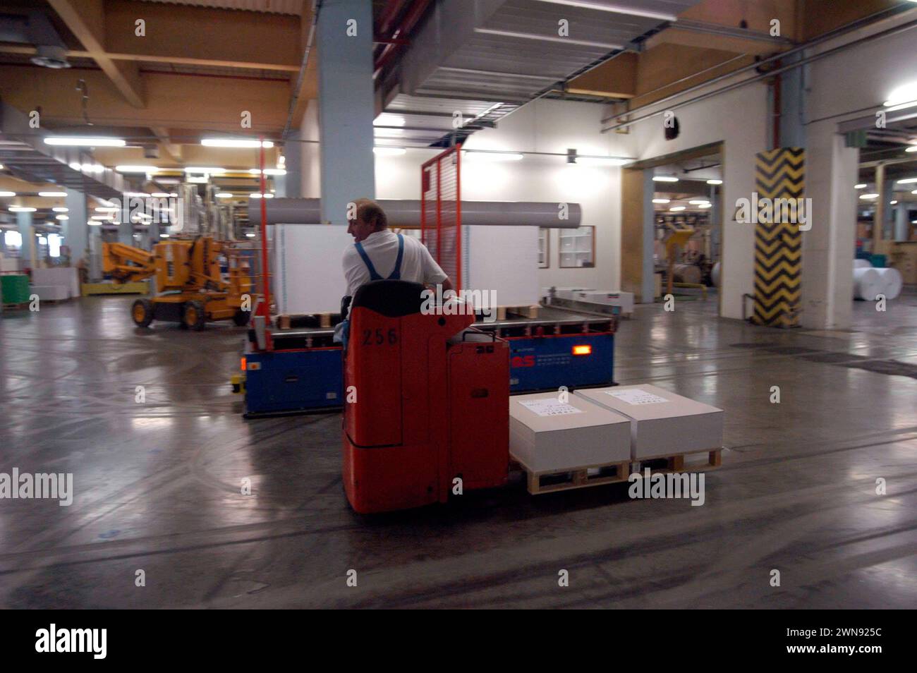 paper production in a large warehouse in the paper industry paper ...