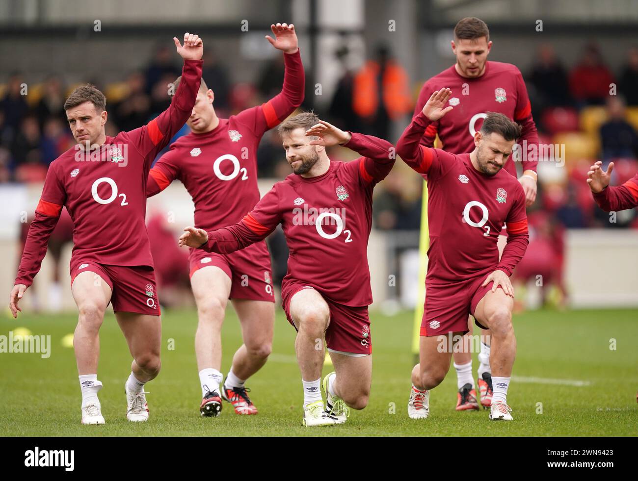 England's George Ford, Freddie Steward, Elliot Daly, Fraser Dingwall ...