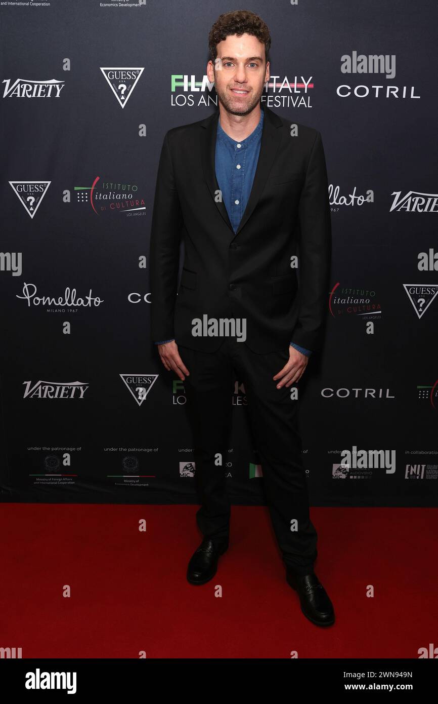 Los Angeles, Ca. 29th Feb, 2024. Ido Samuel at the Filming Italy Los ...