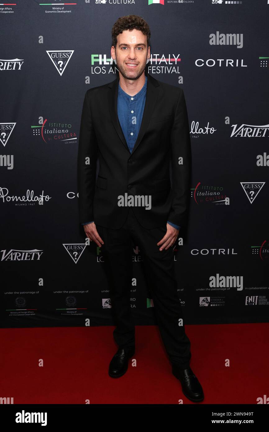 Los Angeles, Ca. 29th Feb, 2024. Ido Samuel at the Filming Italy Los ...