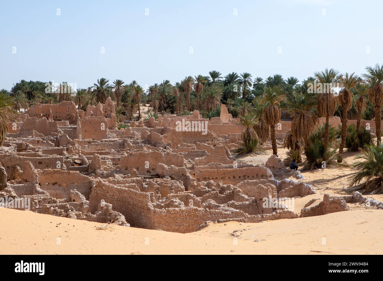 Timimoun Kssar in the Algerian desert Sahara Stock Photo - Alamy