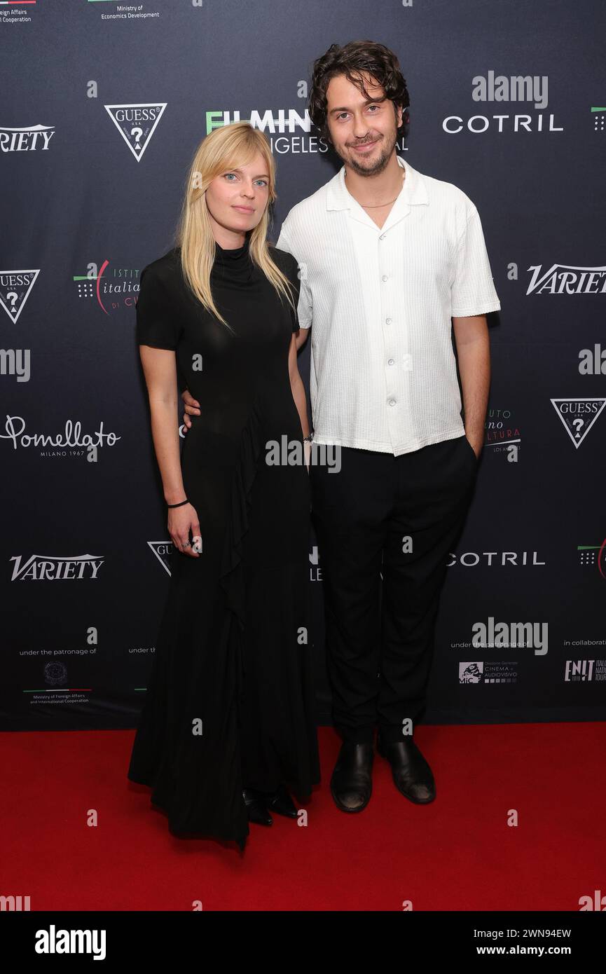 Los Angeles, Ca. 29th Feb, 2024. Emmy Wheeler, Nat Wolff at the Filming ...
