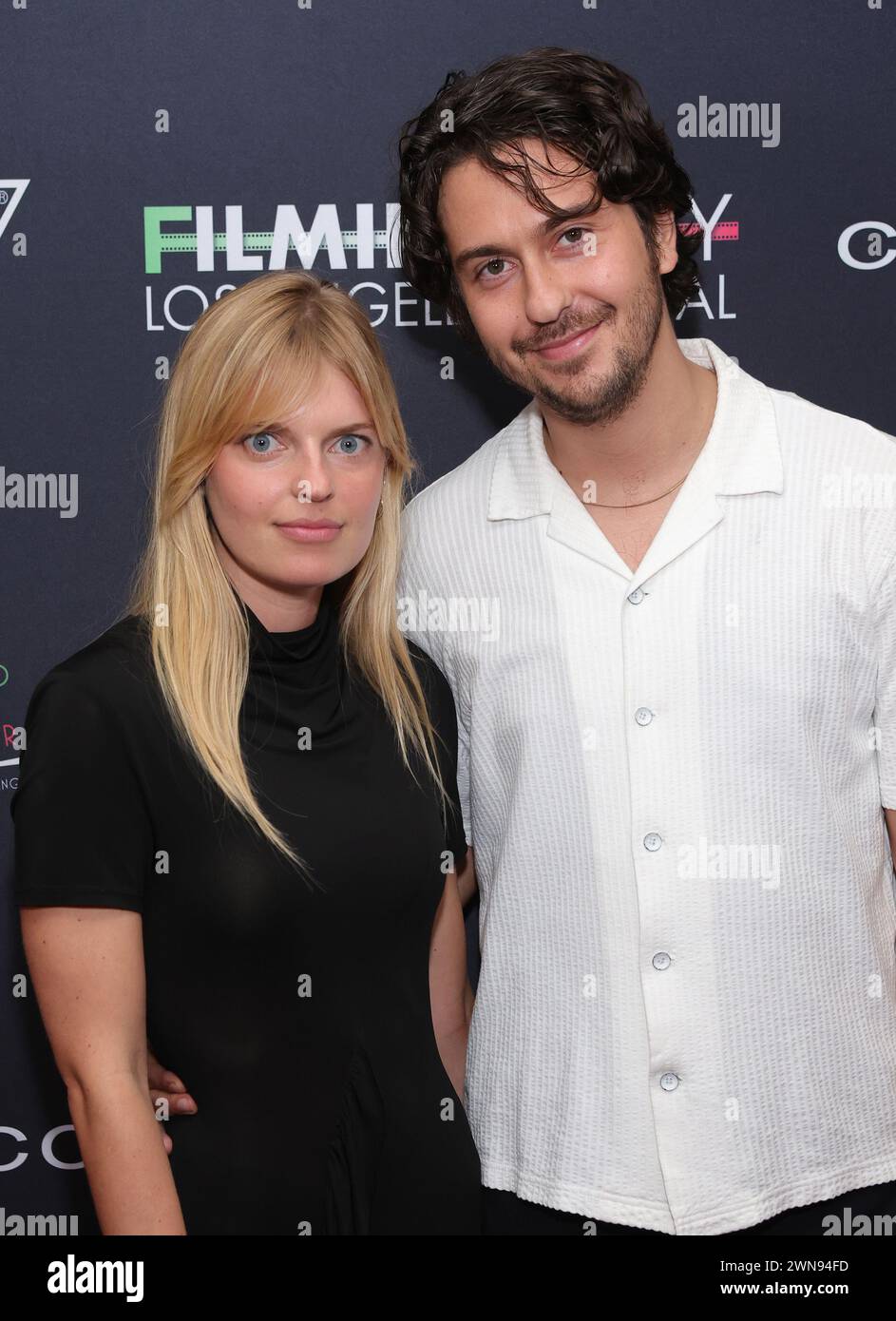 Los Angeles, Ca. 29th Feb, 2024. Emmy Wheeler, Nat Wolff at the Filming ...