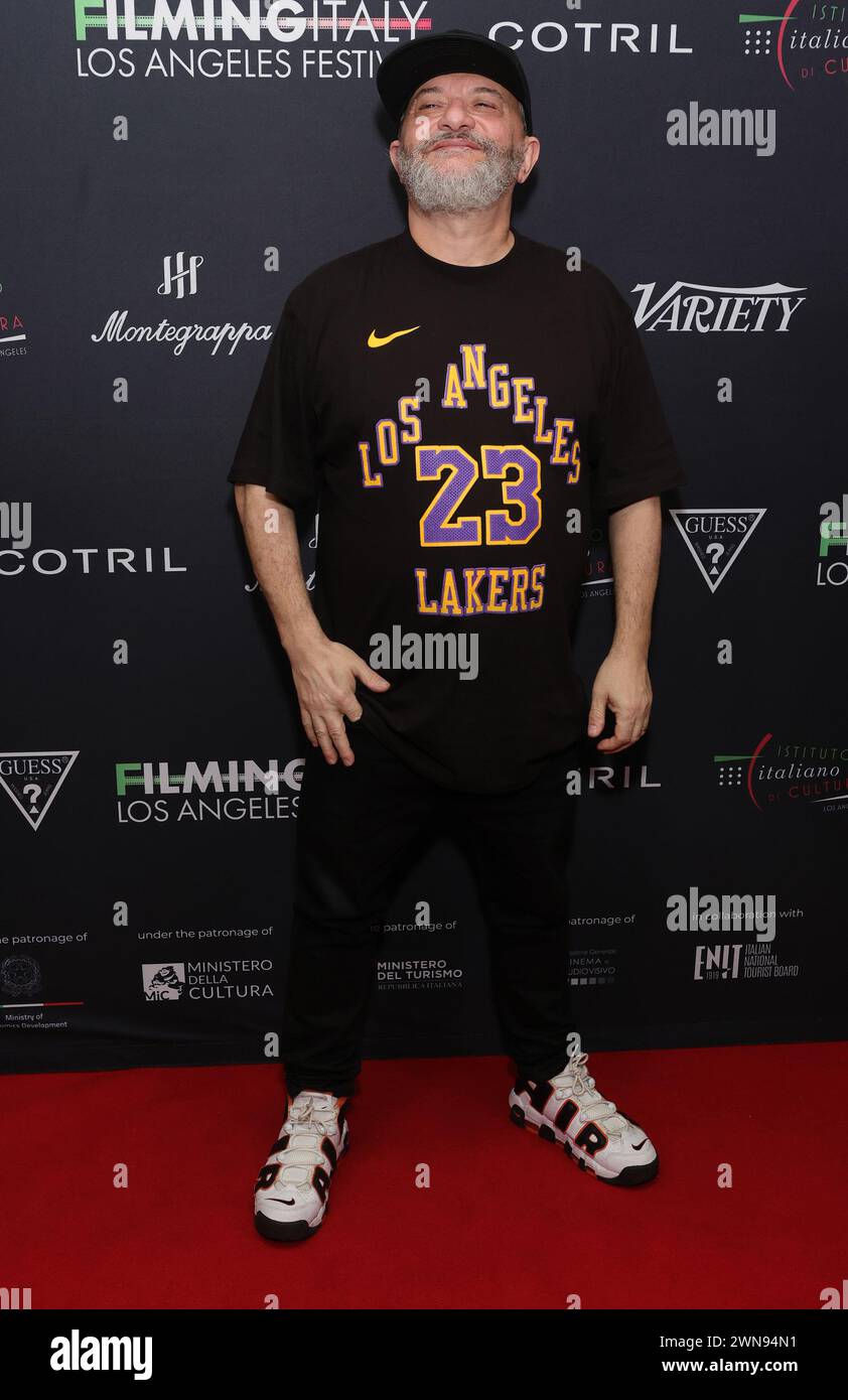 Los Angeles, Ca. 29th Feb, 2024. Marco Manetti at the Filming Italy Los ...