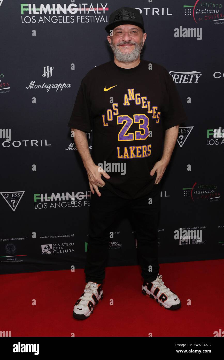 Los Angeles, Ca. 29th Feb, 2024. Marco Manetti at the Filming Italy Los ...