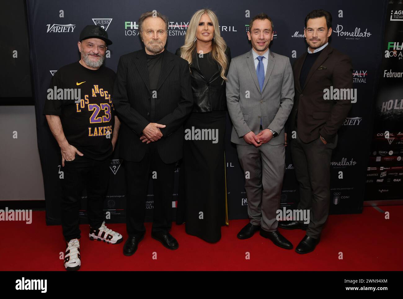 Los Angeles, Ca. 29th Feb, 2024. Marco Manetti, Franco Nero, Tiziana ...