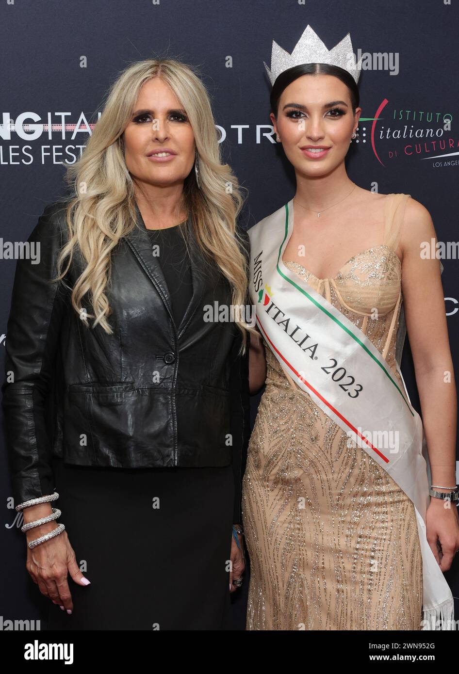 Los Angeles, Ca. 29th Feb, 2024. Francesca Bergesio, Tiziana Rocca at ...