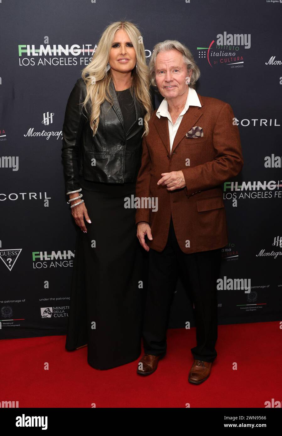 Los Angeles, Ca. 29th Feb, 2024. Tiziana Rocca, John Savage at the ...