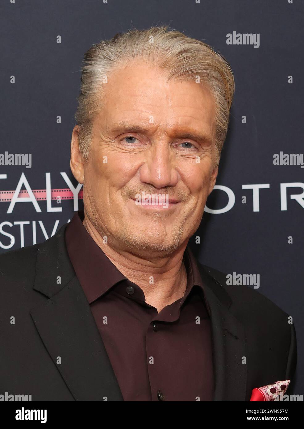 Los Angeles, Ca. 29th Feb, 2024. Dolph Lundgren at the Filming Italy ...