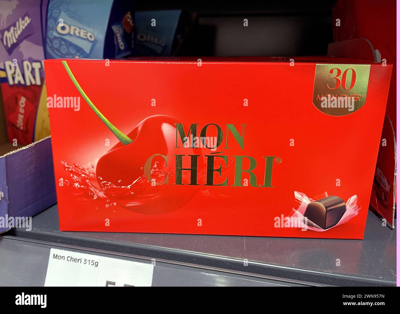 Bayern, Deutschland 01. März 2024: Hier der Blick im Supermarkt ...