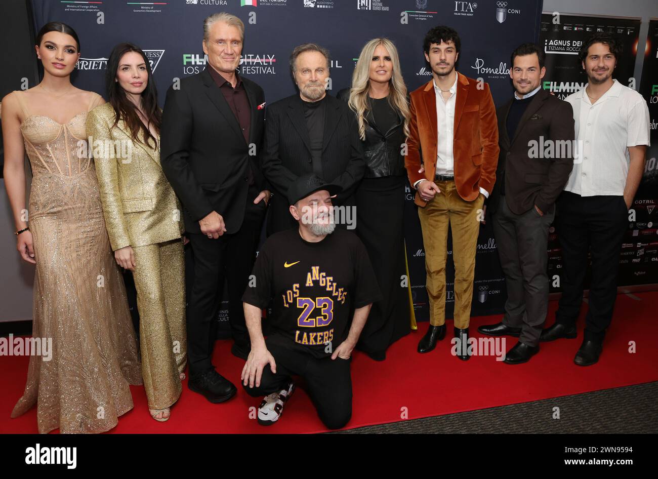 Los Angeles, Ca. 29th Feb, 2024. Francesca Bergesio, Ilenia Pastorelli ...