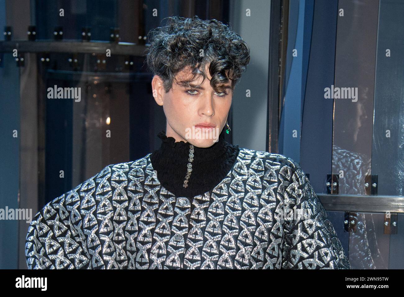 Paris, France. 29th Feb, 2024. Raphael Say attending the Leonard Paris ...