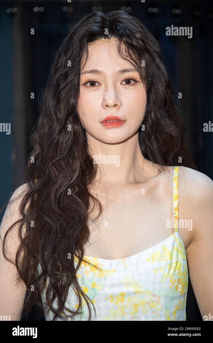 Michelle Shen Meng Chen attending the Leonard Paris Womenswear Fall ...